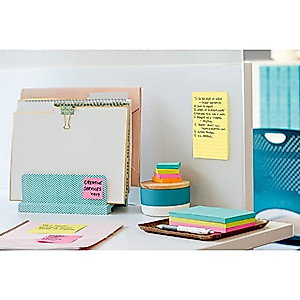 3M 660Yw Post-It Lined Notes, 4 X 6, 100 Sheets/Pad, Canary Yellow, 12/Pack