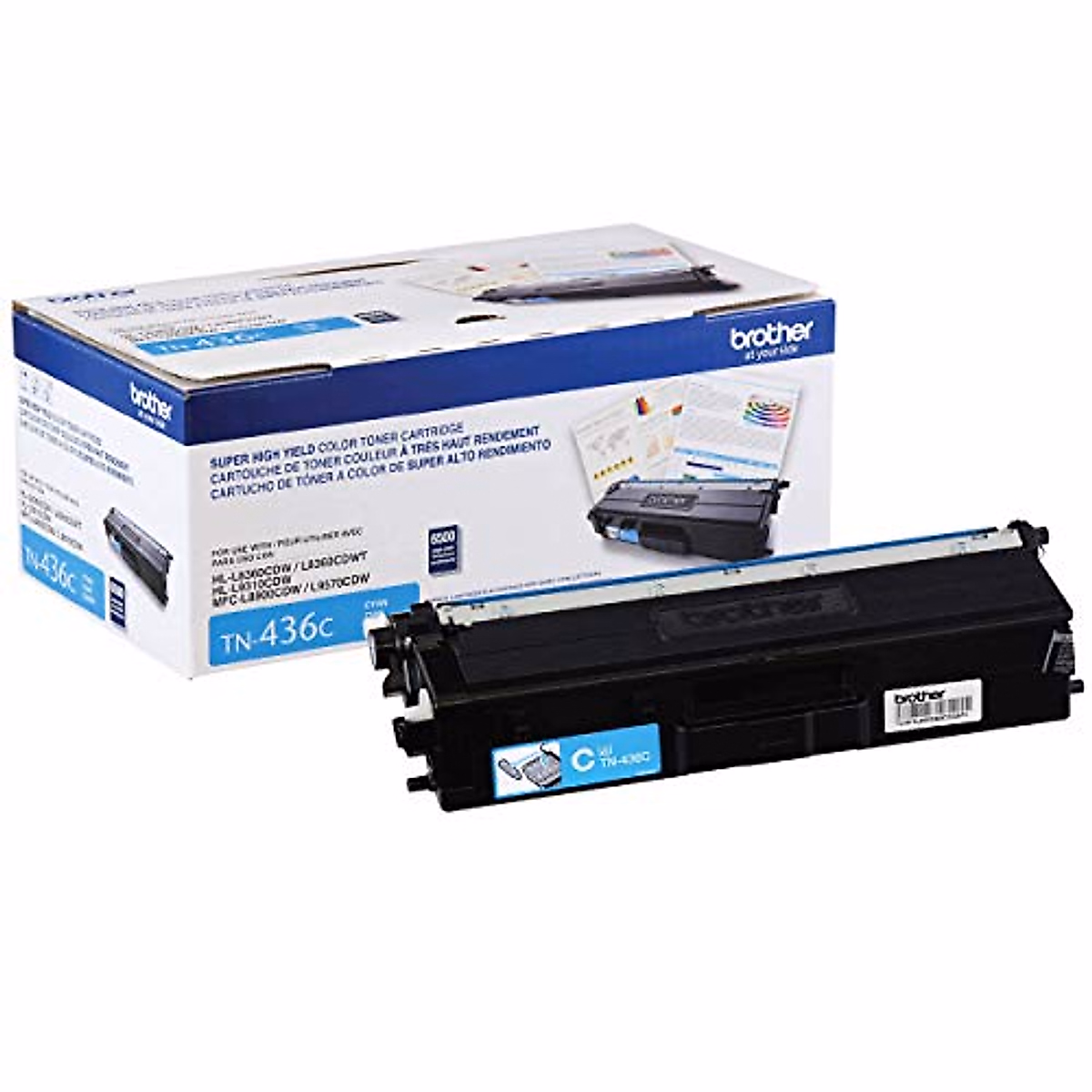 Brother TN-436 Super High Yield Toner Cartridge Set (6,500 Yield)