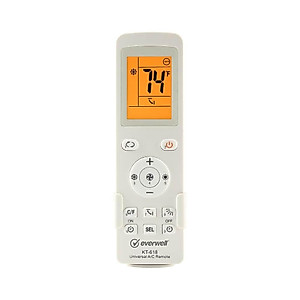 GENERIC KT-618 Mini Split Universal Remote Control,10000 Codes, Controls 99.9% AC, Beige
