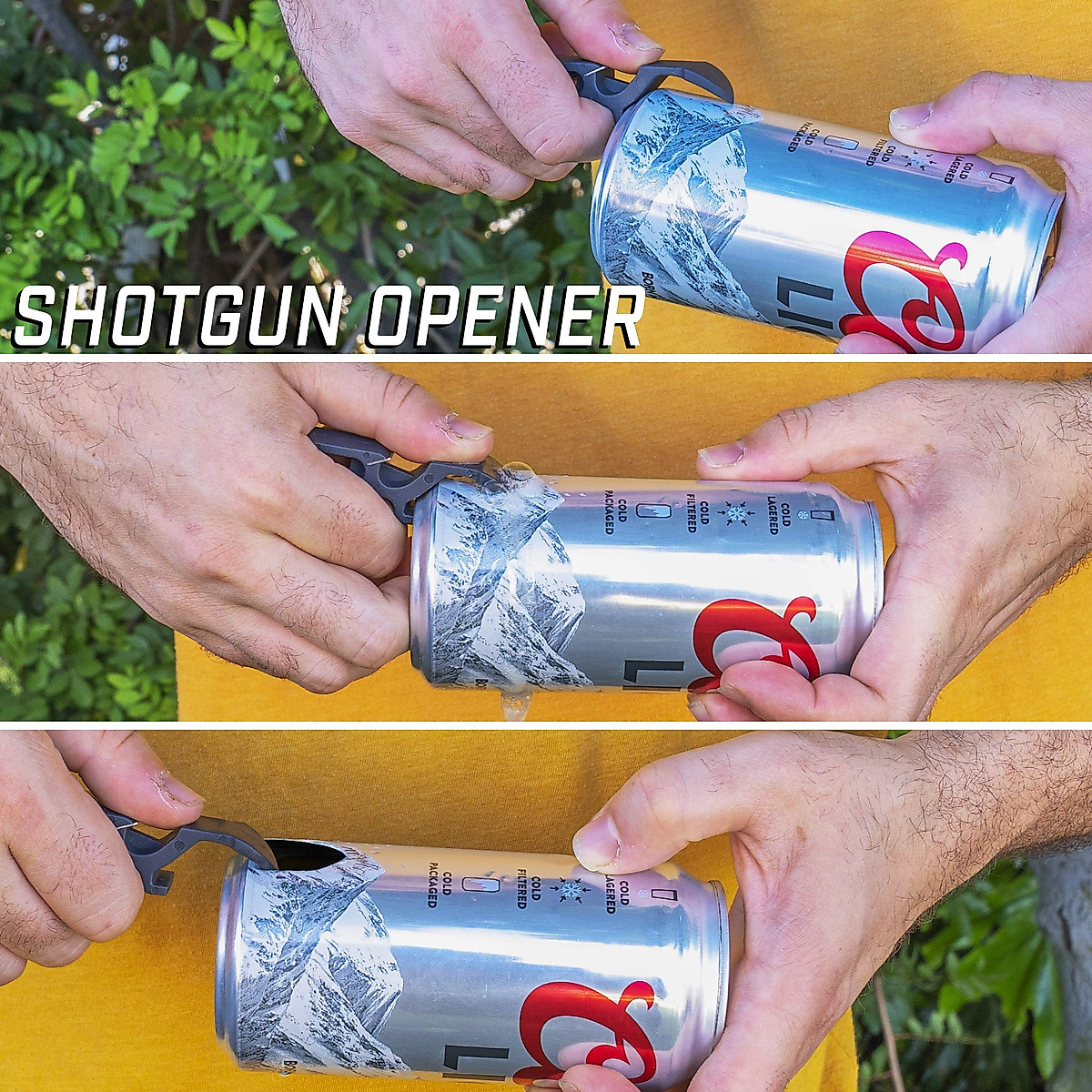 GoPong Ultimate Beer Shotgun Opener - Keychain Tool 10 Pack - Great for Party Favors, Tailgating and More - Choose Your Color