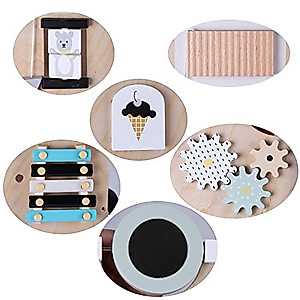 MyHarney Wooden Baby Walker Baby Push Walkers Push Toys for Babies Walker Learning to Walk for 1 Year Old Baby Boys & Girls Toddler Push & Pull Toys Wooden Baby Toys Baby Walker with Wheels