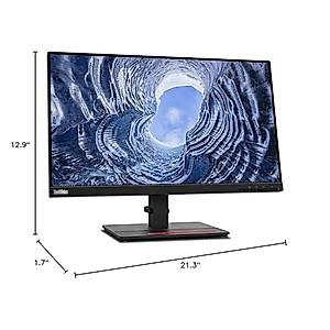 Lenovo ThinkVision T24i-2L 23.8" 60Hz LCD Monitor Raven Black - 1920 x 1080 Full HD Display @ 60Hz - in-Plane Switching (IPS) Technology - 250 Nit Brightness - HDMI & DisplayPort Connectors -