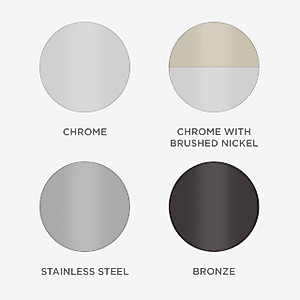 Zenna Home, Chrome Expandable Over-The-Shower Caddy