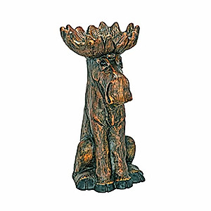 Design Toscano EU1380 Cabin Fever Moose Garden Statue, full color