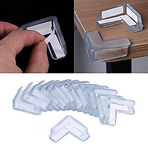 15Pcs Corner Protectors Guards Baby Proof Corner Covers Safety Transparent Protector Pad Furniture Table Corner