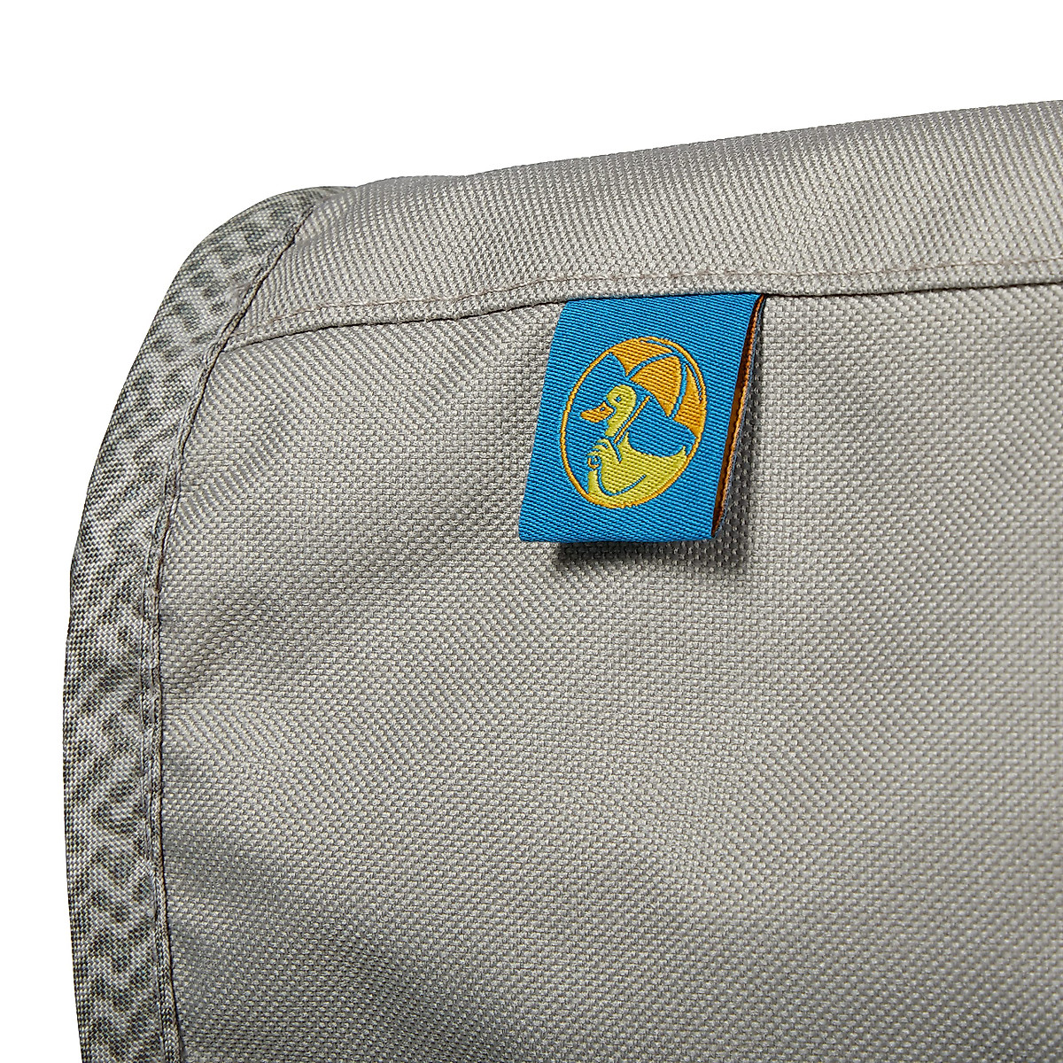 Duck Covers Weekend Water-Resistant Outdoor Square Table & Chair Cover with Integrated Duck Dome, 90 x 90 x 32 Inch, Moon Rock, Patio Covers for Outdoor Furniture