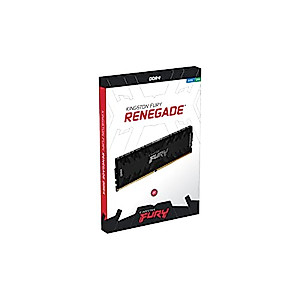 Kingston FURY Renegade 128GB (4x32GB) 3200MT/s DDR4 CL16 Desktop Memory Kit of 4 | Intel XMP | AMD Ryzen | Low Latency | KF432C16RBK4/128