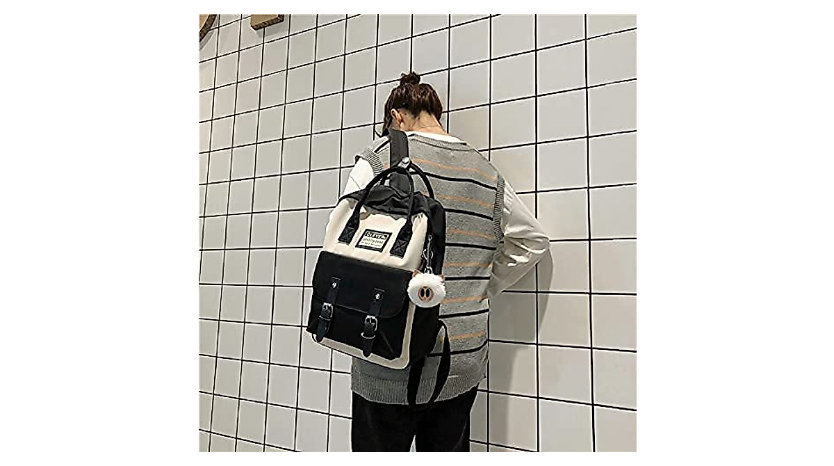 GGOOB Kawaii Aesthetic Backpack for School - Cute & Durable