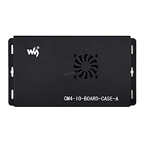 XYGStudy Metal Box (A) Designed for Raspberry Pi Compute Module 4 IO Board, Comes with Cooling Fan, to Build Your Own Raspberry Pi CM4 Mini PC Easily (CM4-IO-BOARD-CASE-A)