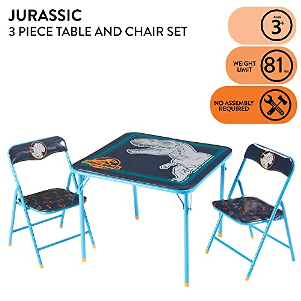 Jurassic World 3 Pc Table And Chair Set