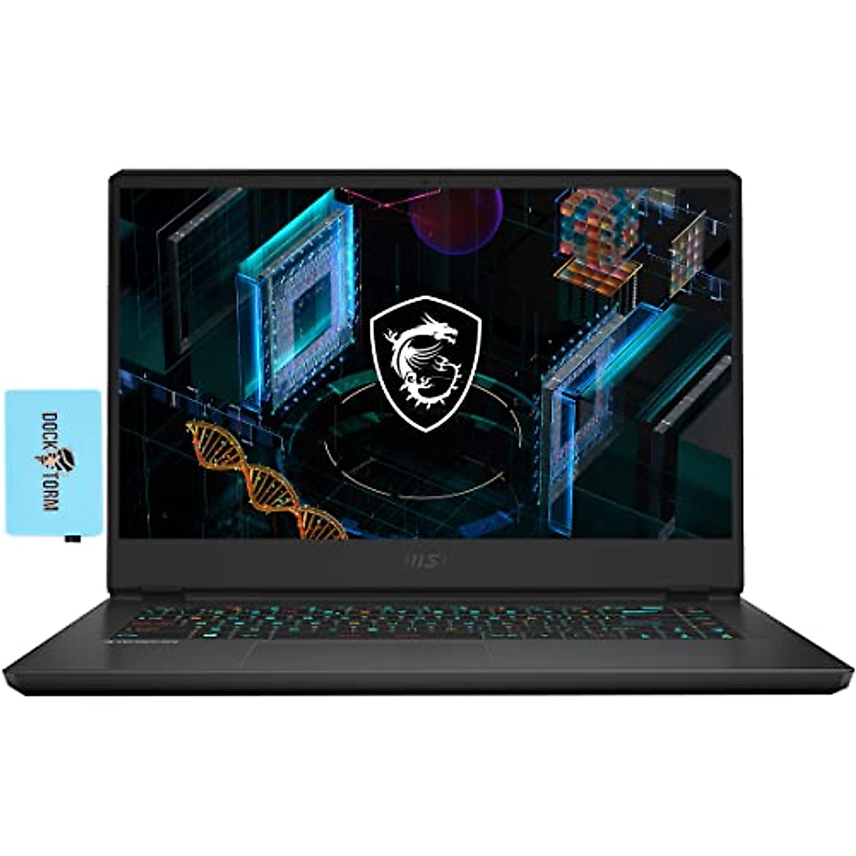 MSI GP66 Leopard 15.6" 144Hz FHD IPS Gaming Laptop (Intel i7-11800H 8-Core, 16GB RAM, 512GB PCIe SSD, GeForce RTX 3070 8GB, RGB Backlit KYB, WiFi 6E, Win10P) with Dockztorm Hub
