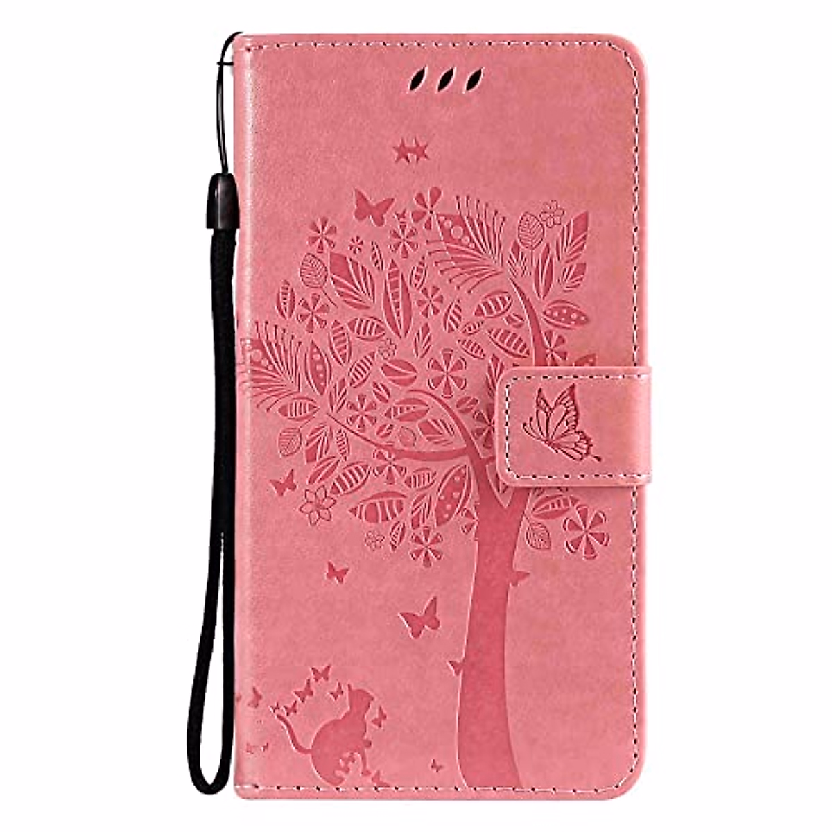 Fansipro Phone Cover Wallet Folio Case for Sony Xperia 1 III, Premium PU Leather Slim Fit Cover for Xperia 1 III, 2 Card Slots, Exactly fit, Pink