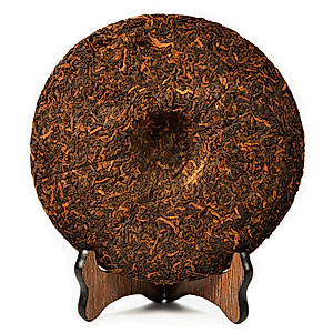 Cha Wu-[B] JinYaGongTing Ripe Pu erh Tea,12.5oz,YunNan Chinese Shu Pu'er Tea Cake