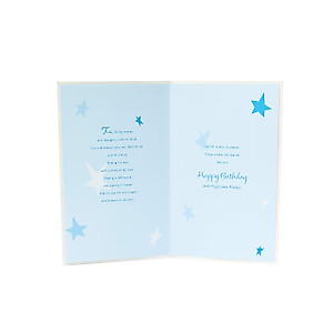 UK Greetings 21st Birthday Card for Grandson - Lovely Design, 149mm x 229mm