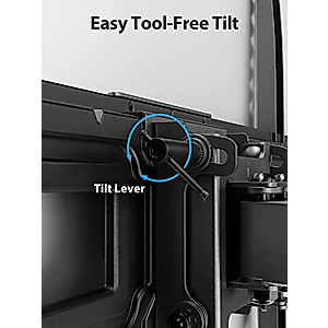 Pipishell Full Motion TV Wall Mount Bracket for 37-75 Inch LCD, QLED,OLED 4K Flat Curved TVs, Dual Arms Tilt Extension Swivel Articulating TV Mount, Max VESA 600x400mm up to 110lbs, Fits 16” Studs