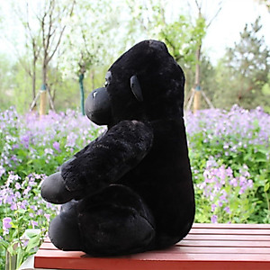 WLLYXUS Gorilla Stuffed Animal, Big Chimpanzee Plush Toy Gift for Kids, Super Soft Gorilla Pillow Animal Plushies Animal Doll, Perfect for Christmas Birthday Gift (S-8.6 ")