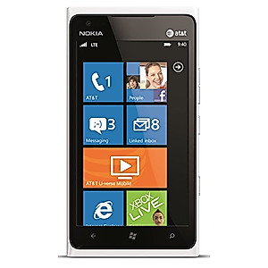 Nokia Lumia 900 16GB Unlocked GSM 4G LTE Windows 7.5 Smartphone w/ 8MP Camera - White