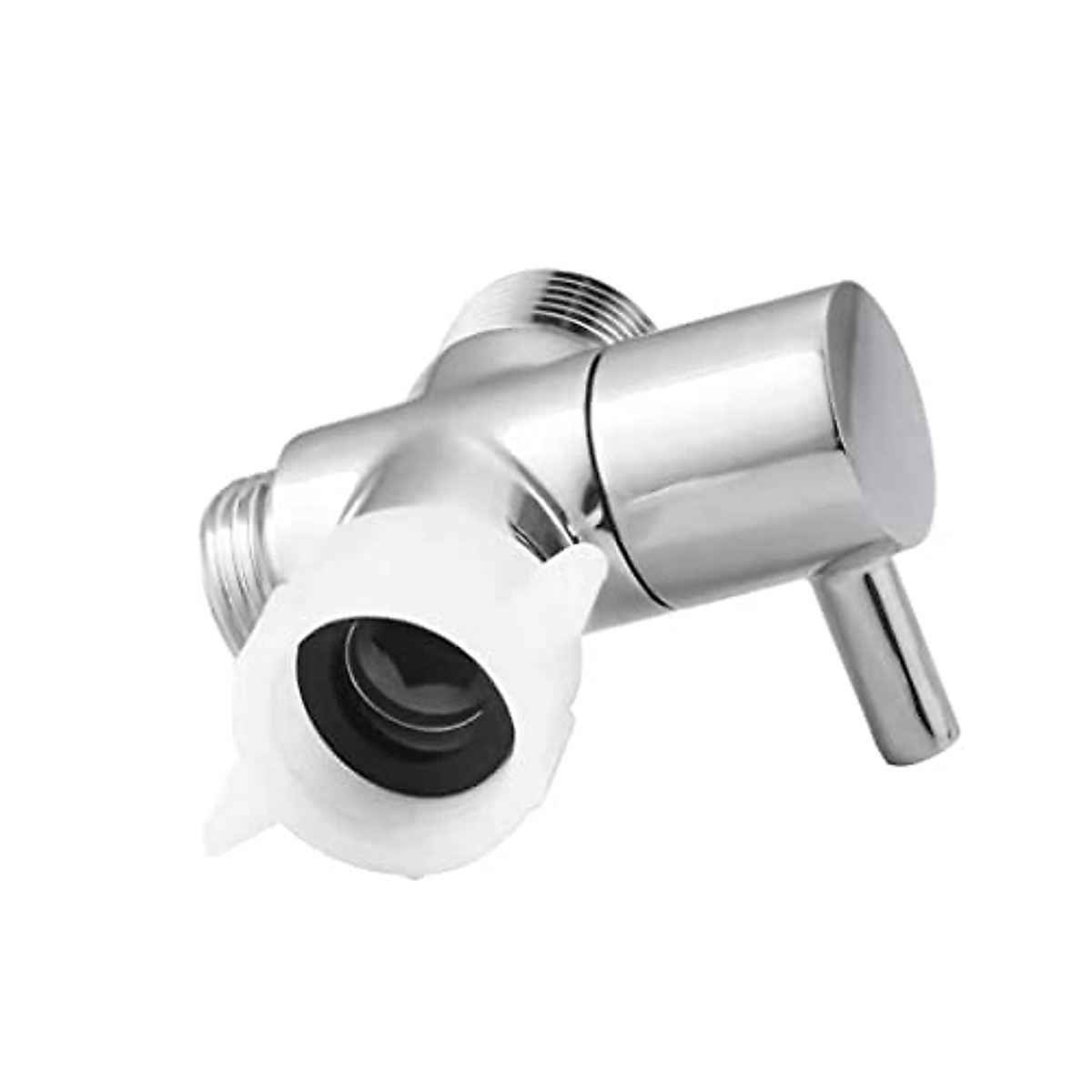 Hsmhose Bidet T Adapter with Shut off Valve,Metal T Valve for Bidet 7/8” X 7/8” X 1/2”or 3/8”,Tee Connector Bidet Attachment for Toilet