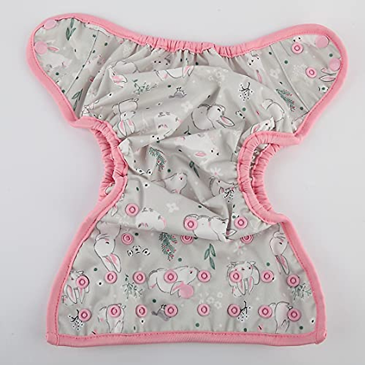 ReUseLife One Size Cloth Diaper Cover Snap with Double Gusset 6 Pack (6DC02)