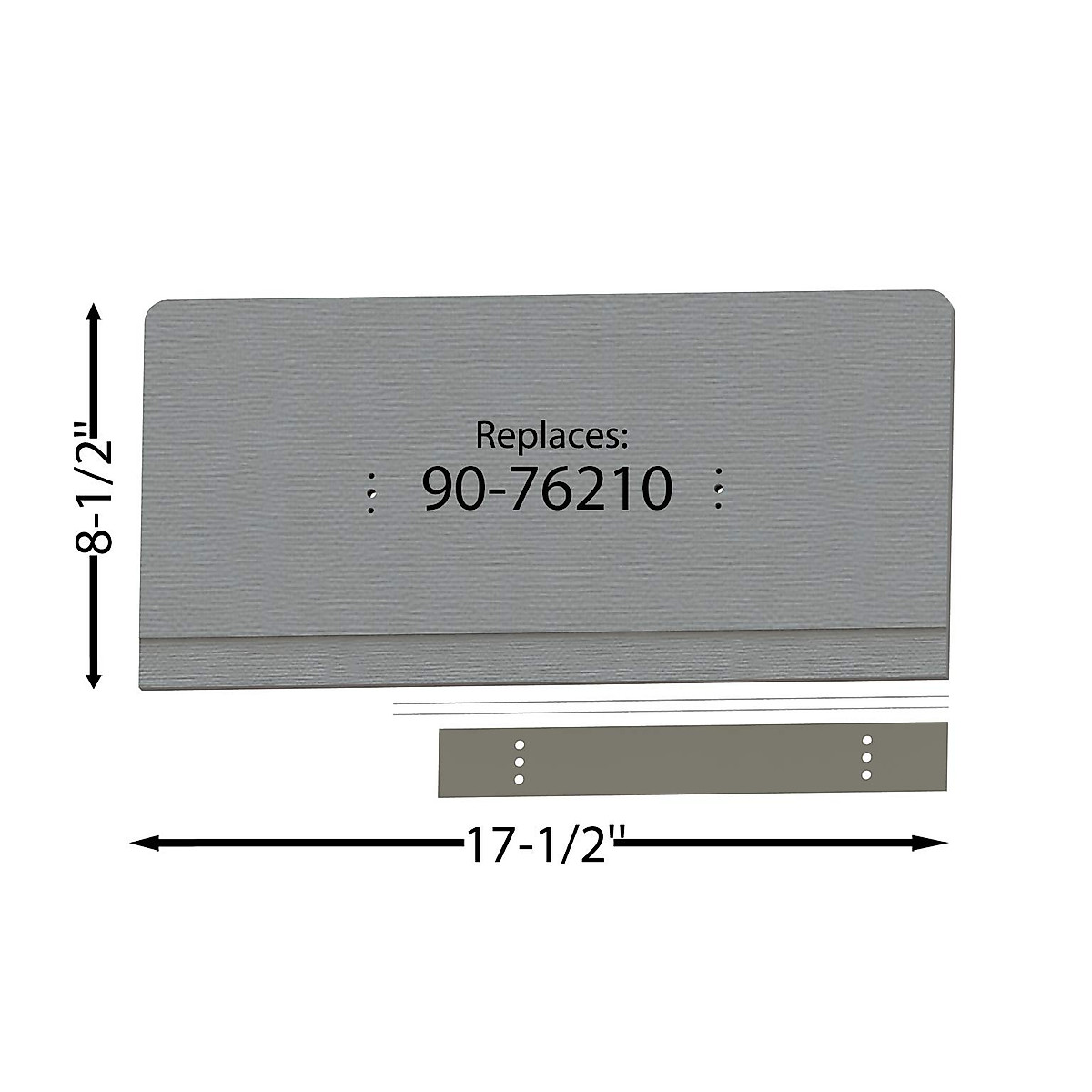 Lynn Manufacturing Replacement Hearthstone Baffle Board Kit, Heritage I 8021, 90-76210, 2437A