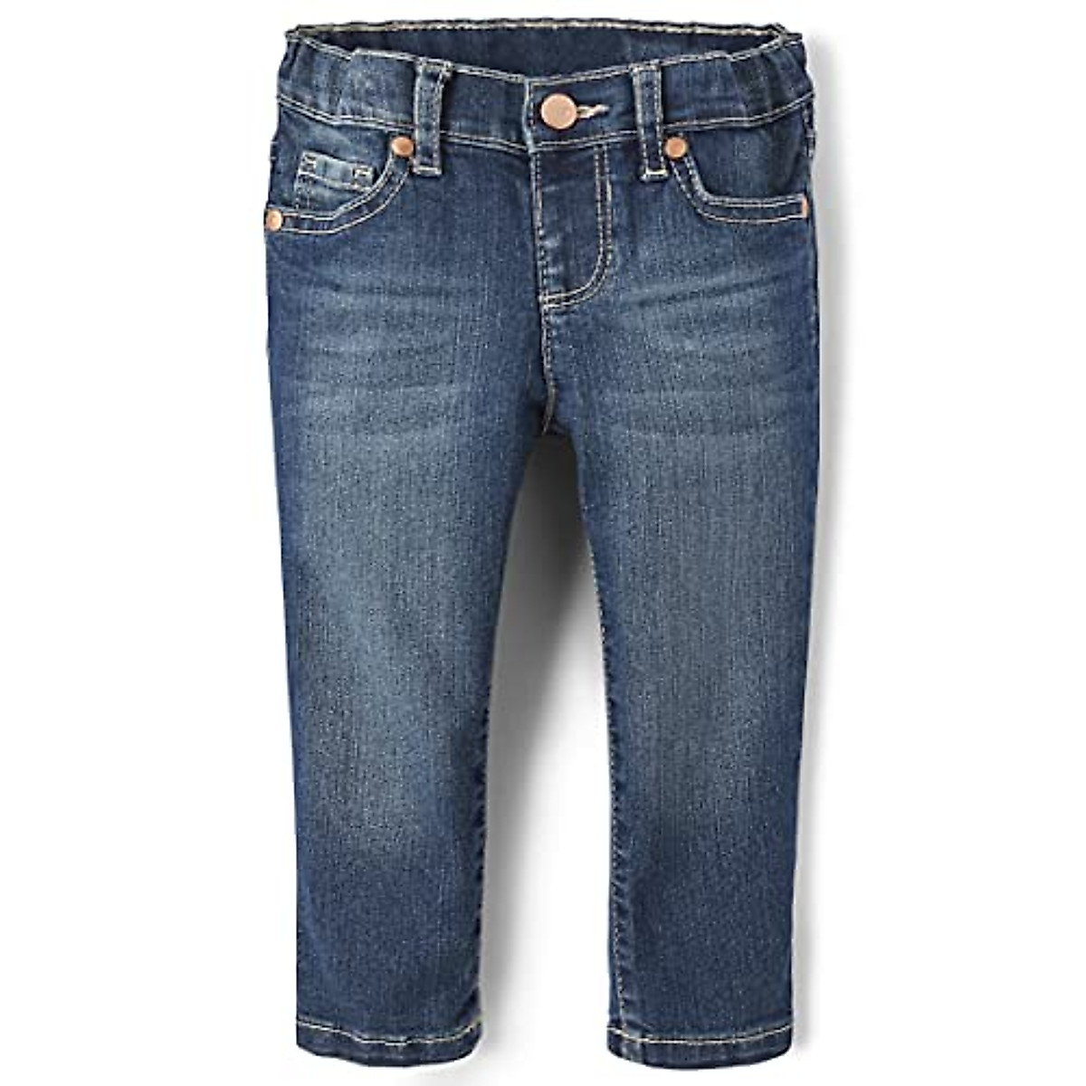 The Children's Place Baby Girls And Toddler Girls Basic Skinny Jeans,Blues Wash Single,4T