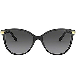 BURBERRY BE 4216 3001T3 Black Plastic Cat-Eye Sunglasses Grey Gradient, Polarized Lens