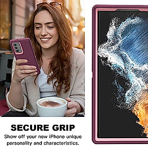 AICase for Galaxy S22 Ultra Case with Screen Protector,Heavy Duty Drop Protection Full Body Rugged Shockproof/Dust Proof Military Protective Tough Durable Phone Cover for Samsung S22 Ultra 6.8“