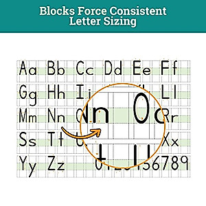 Channie’s My First Letters, Easy to Trace, Write, Color, and Learn Alphabet Practice Handwriting & Printing Workbook, 80 Pages Front & Back, 40 Sheets, Grades PreK - 1st, Size 8.5” x 11”