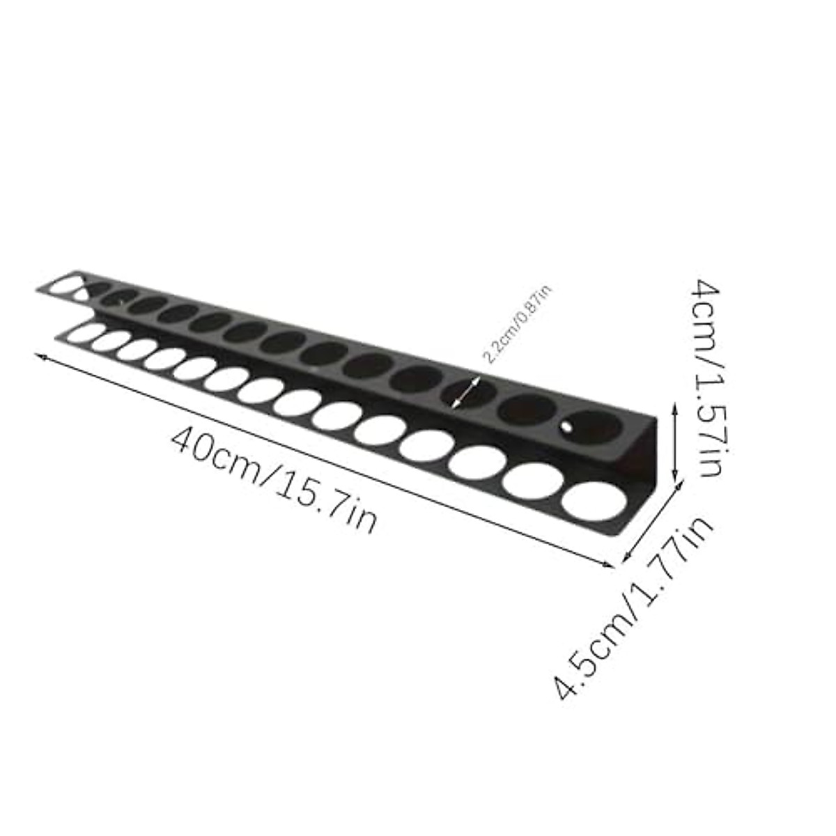 Pliers Organizer Wall Mount, 14 Slots Pliers Holder Wall Mount Wall Mounted Tool Organizers Hammer Rack Pliers Organizer Hand Tool Holder Pliers Organizer Storage with The Screws and Expansion Tubes