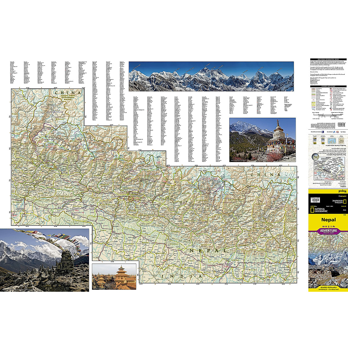 Nepal Map (National Geographic Adventure Map, 3000)