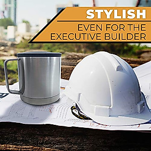 Sportz Bottle Insulated Camping Mug Stainless Steel Coffee Mug with Screw-on Lid (leak proof) - Beer Mug - 18oz 540ml Thermal Mug with Handle