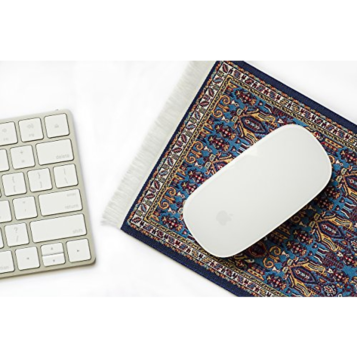 Oriental Carpet Woven Fabric Bookmark - 6 Bookmark Design Collection - Beautiful, Elegant, Cloth Bookmarks! Best Gifts & Stocking Stuffers for Men,Women,Teachers & Librarians!