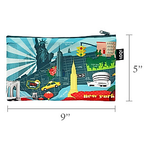 allydrew LOQI Urban Cities Zip Pockets (Set of 4)