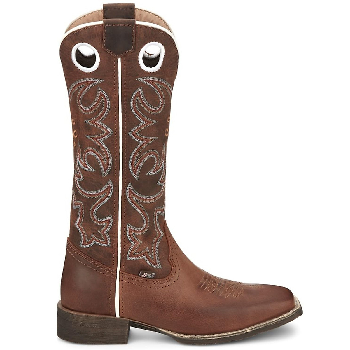 JUSTIN Boots Women's Gypsy Cam Leather Brown Cowgirl Boot Brown 7.5 B