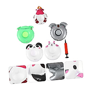 BESTOYARD 1 Set Shell Inflatable Coaster Swimming Pool Coasters Floating Drink Holder Pool Cup Coasters Inflatable Cup Holder Inflatable Floating Coasters The Summer Water Beer PVC