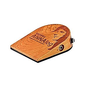 Ortega Guitars Analog Singer-Songwriter Stomp Box with Built-in Passive Piezo for Kick Sound, Natural (ANNALOG)