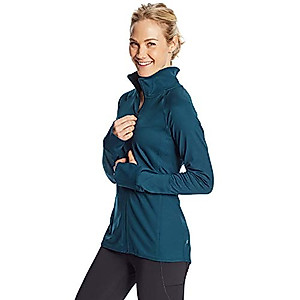 C9 Champion Women's Full Zip Cardio Jacket, Jetson Blue, Medium