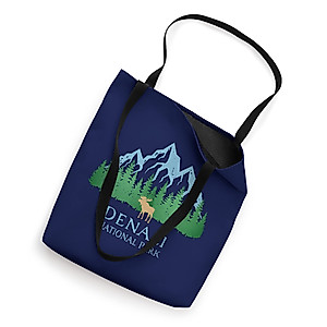 Denali National Park Alaska Mountain Trees Moose Souvenir Tote Bag