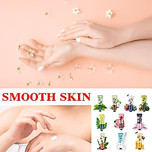 10 Pack Natural Botanical Fragrance Hand Cream Travel Gift Set for Chapped and Work Hands,Moisturizing Mini Hand Lotion Travel Size for Men and Women,with Natural Shea Butter and Aloe Vera - 30ml