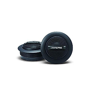 Alpine S-S10TW, S Series 1" Component Dome Tweeter - 240W