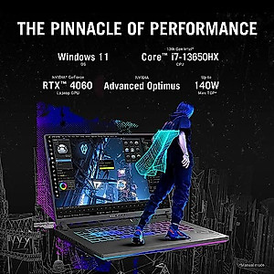 ASUS ROG Strix G18 Gaming Laptop 2023 Newest, 18.1" 165Hz Display, Intel Core i9-13650HX Processor, NVIDIA GeForce RTX 4090, 128GB DDR5 RAM, 16TB SSD, Backlight Keyboard, Wi-Fi 6, Windows 11 Home
