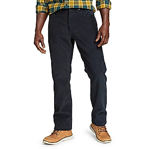 Eddie Bauer Men's Corduroy 5-Pocket Pants, Storm, 34W x 32L