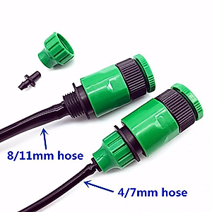 Koleso 10m 4/7mm Hose Pressure Compensating Emitter Automatic Garden Watering Kit Gardening Drip Watering Irrigation System