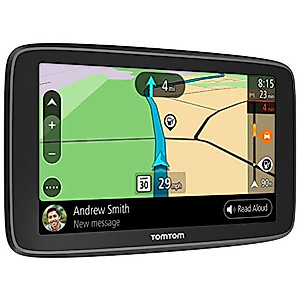 TomTom Go Comfort 5 Inch GPS Navigation Device with Updates via Wi-Fi, Real Time Traffic, Free Maps of North America, Smart Routing, Destination Prediction and Road Trips