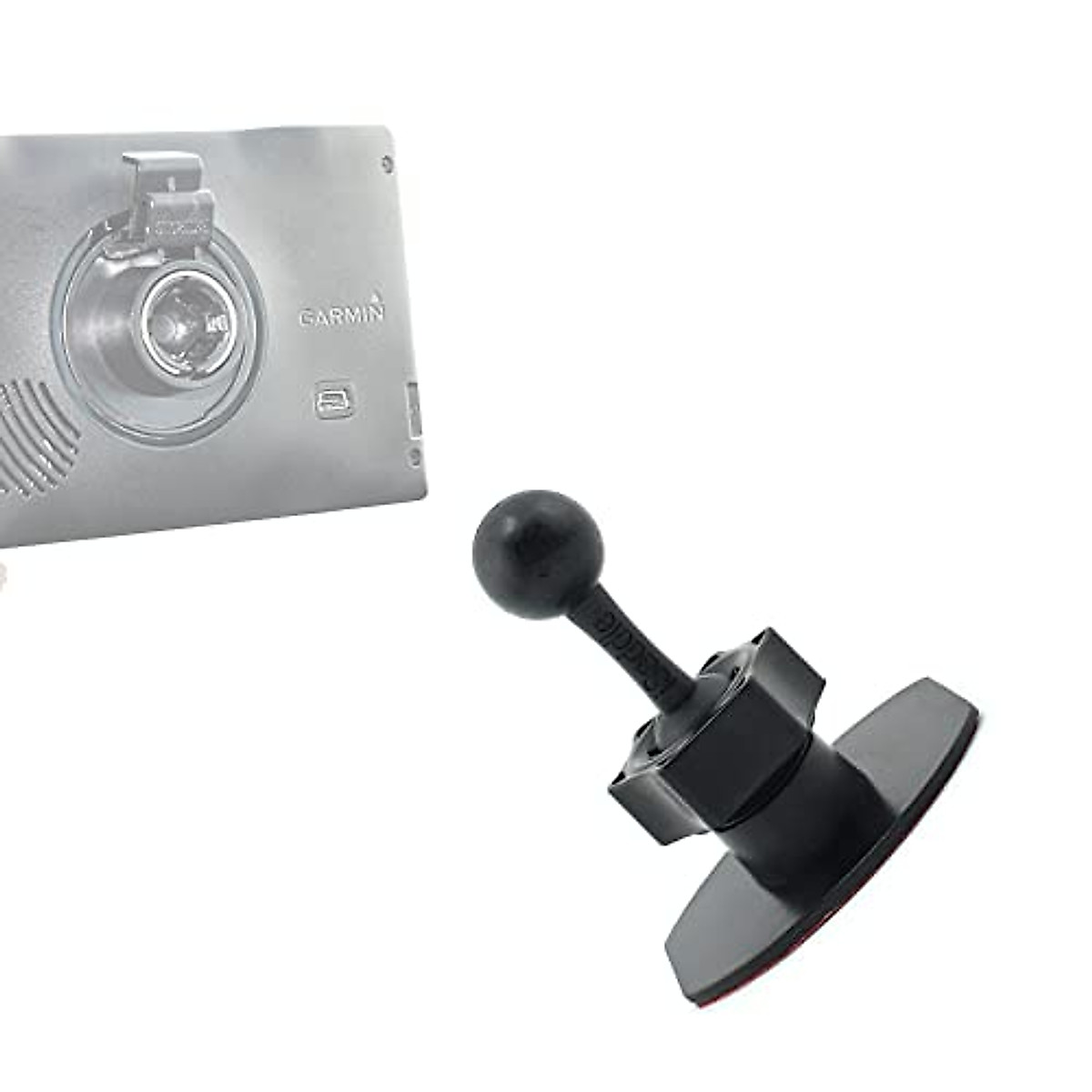 iSaddle CH370 3M Adhesive Sticky Mount Holder for All Garmin Nuvi GPS Navigator - Car Dashboard/Desk Mount Holder with Exclusive 17mm Ball Connection