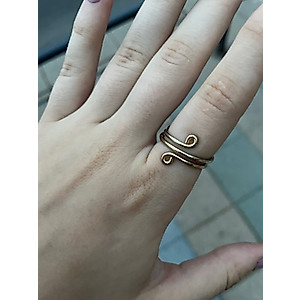 ZhxshwHdd Anxiety Ring For Daughter Stainless Steel Beaded To My Daughter Fidget Ring Silver Golden Fashion Trendy (silver, Adjustable)