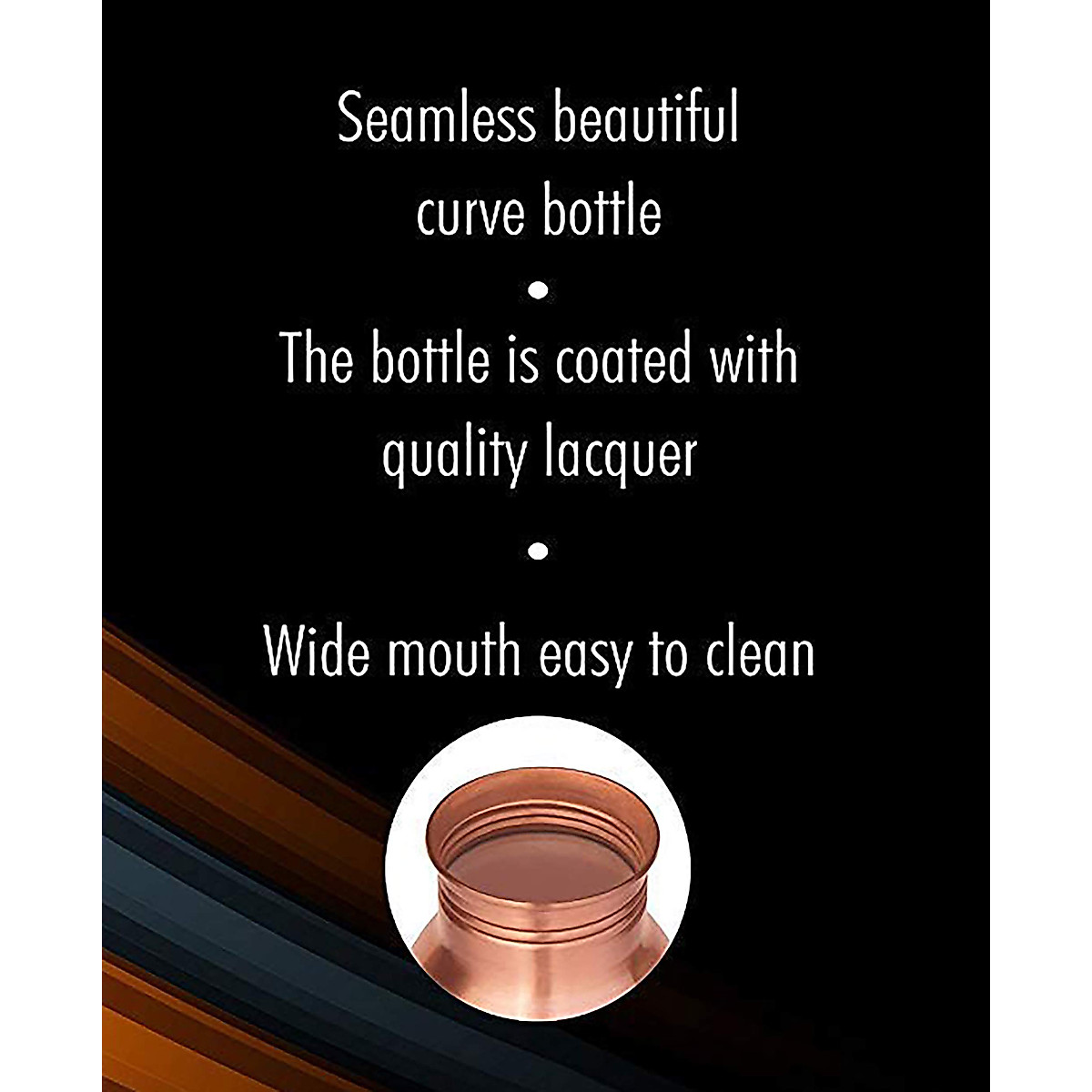 Milton Copperas 1000 Copper Bottle, 920ml Copper