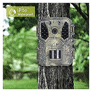 rouroumaoyi Tracking Camera Hunting Camera 20MP 1080P Motion Digital Infrared IP66 Waterproof 0.2S Trigger Speed Trail Camera for Wildlife Watching