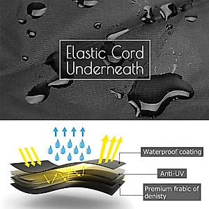 Bike Cover for 1 Bike, Viaky 210D Nylon Waterproof Bicycle Cover Anti Dust Rain UV Protection for Mountain Bike / Road Bike with Lock-holes Storage Bag