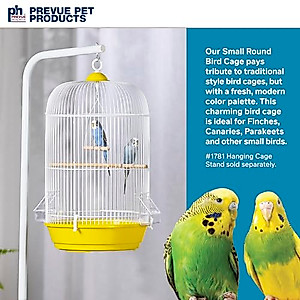 Prevue Hendryx SP31999Y Classic Round Bird Cage, Yellow